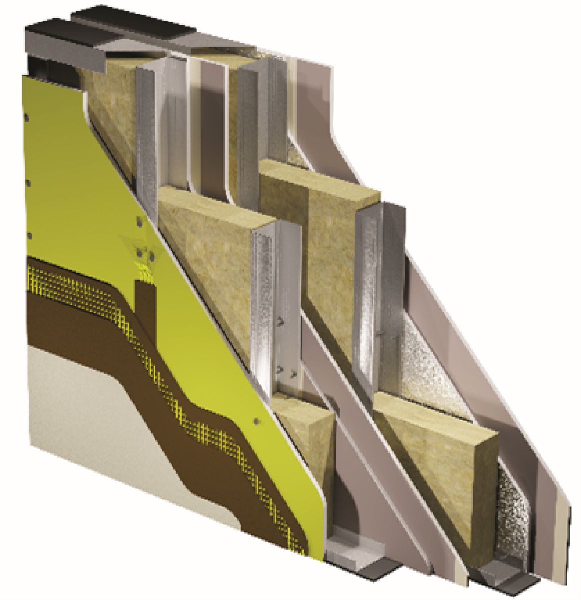 Pregy AB325/M150+M100 - 1 AB + 1 PV + 3 LD - LM - EI60 - Siniat